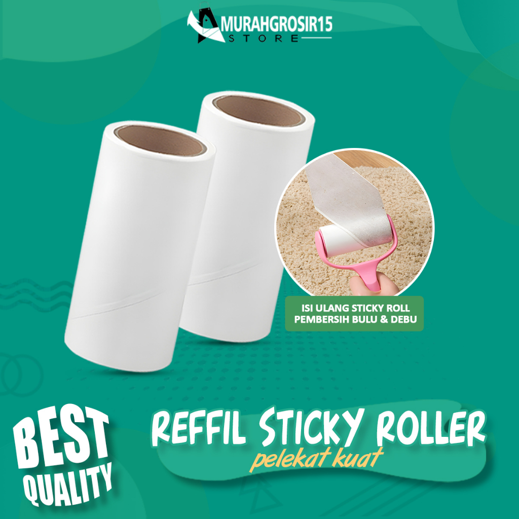 Jual Refil Sticky Roll / Pembersih Bulu Halus /Isi Ulang Refil ...