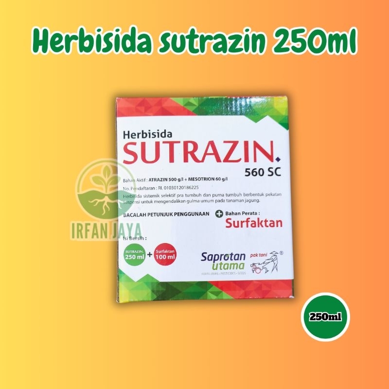 Jual HERBISIDA SUTRAZIN 560 SC PAK TANI 250ML (OBAT RUMPUT JAGUNG ...