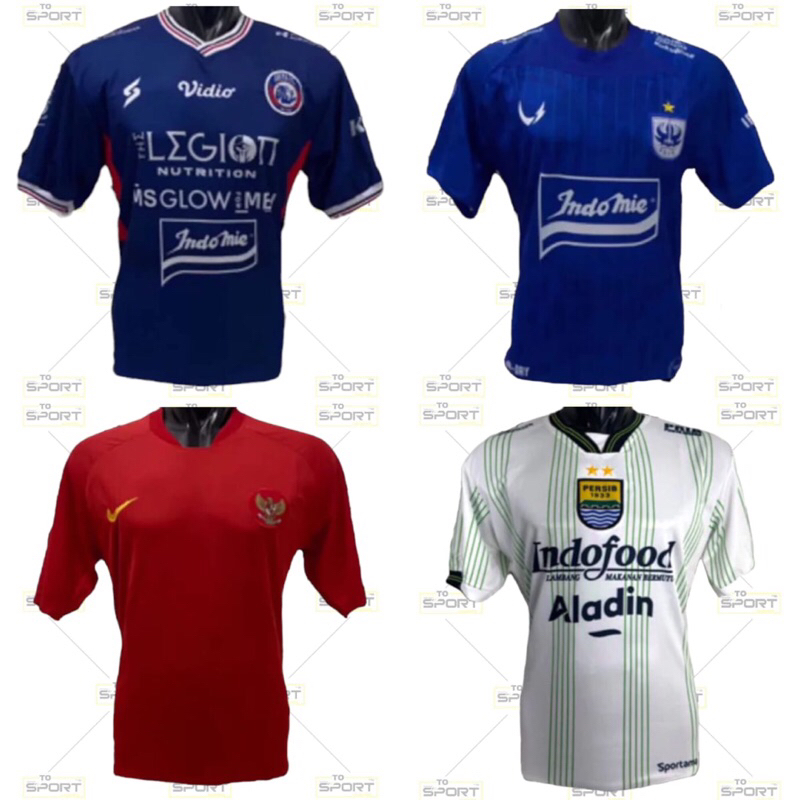 Jual JERSEY DEWASA BOLA TEAM LOKAL LENGAN PENDEK BAHAN DRY-FIT BERPORI ...