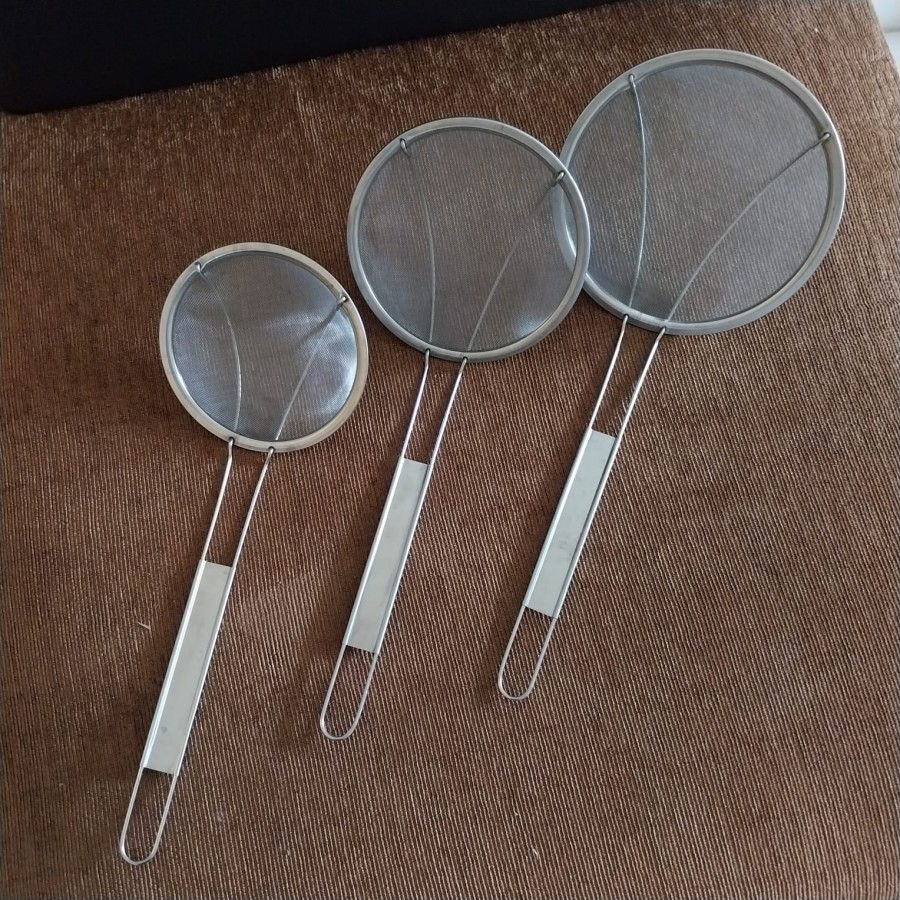 Jual Serok Saringan Bawang Minyak Stainless Gagang Panjang Halus ...