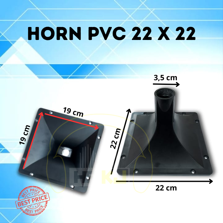 Jual HORN PVC 22 X 22 HORN TWEETER PANEL KOTAK A POLOS | Shopee Indonesia