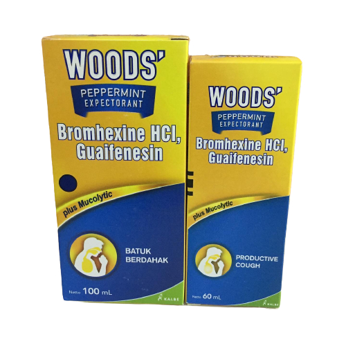 Jual Woods Peppermint Expectorant Sirup 60 100 ml Kalbe / Obat Batuk ...