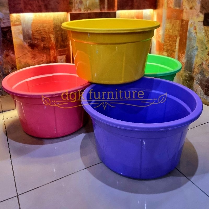 Jual Baskom Waskom Basin Bak Ember Wadah Bulat Adonan Nyuci Cuci Rendam ...