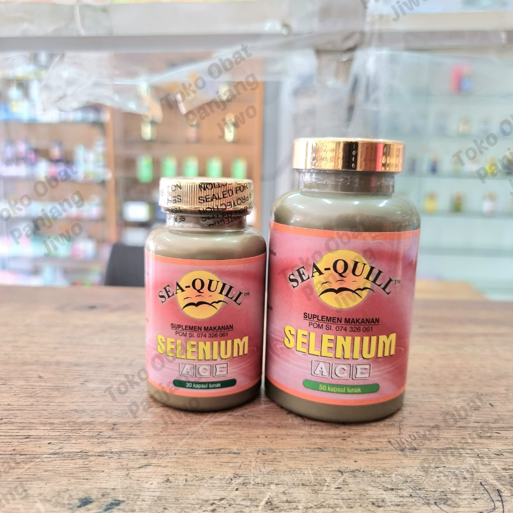 Jual Sea-Quill Selenium ACE 30'S 50'S - Vitamin C 500MG, Vitamin E 200 ...