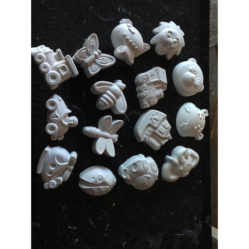 Jual mainan edukasi anak patung lukis patung mewarnai patung gypsum ...