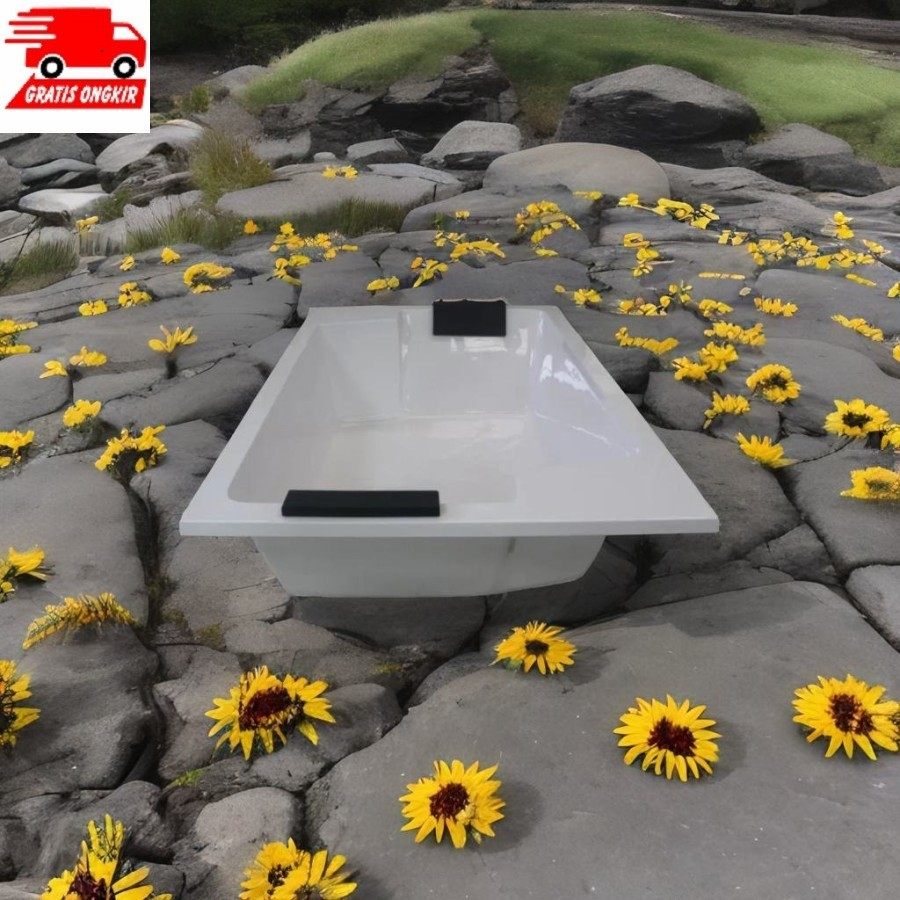 Jual Bathtub Besar Ukuran 2 Orang Type Twin 180 x 120cm Avur Bantal ...