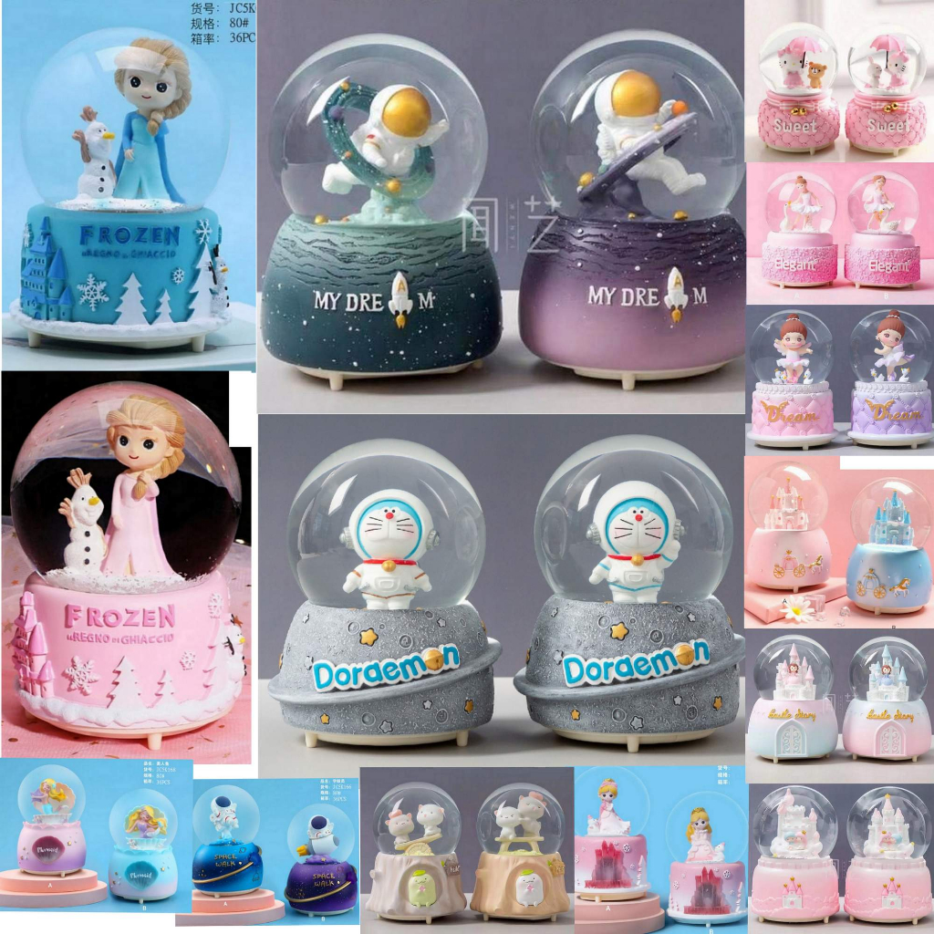 Jual Snowball Bola Musik Air / Bola Musik Salju / Bola Air kristal ...