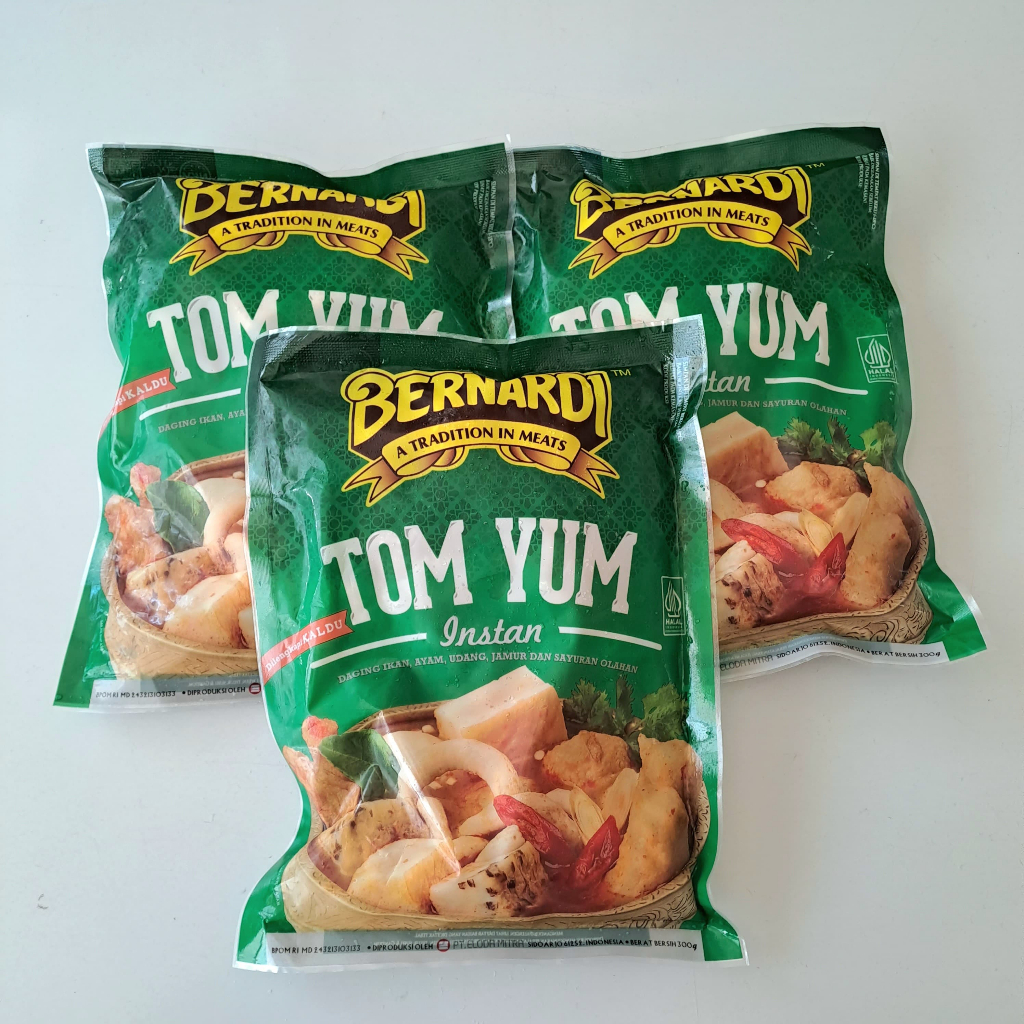 Jual Bernardi Tom Yum Instant 300gr Lengkap dengan Kaldu dan Sambal ...