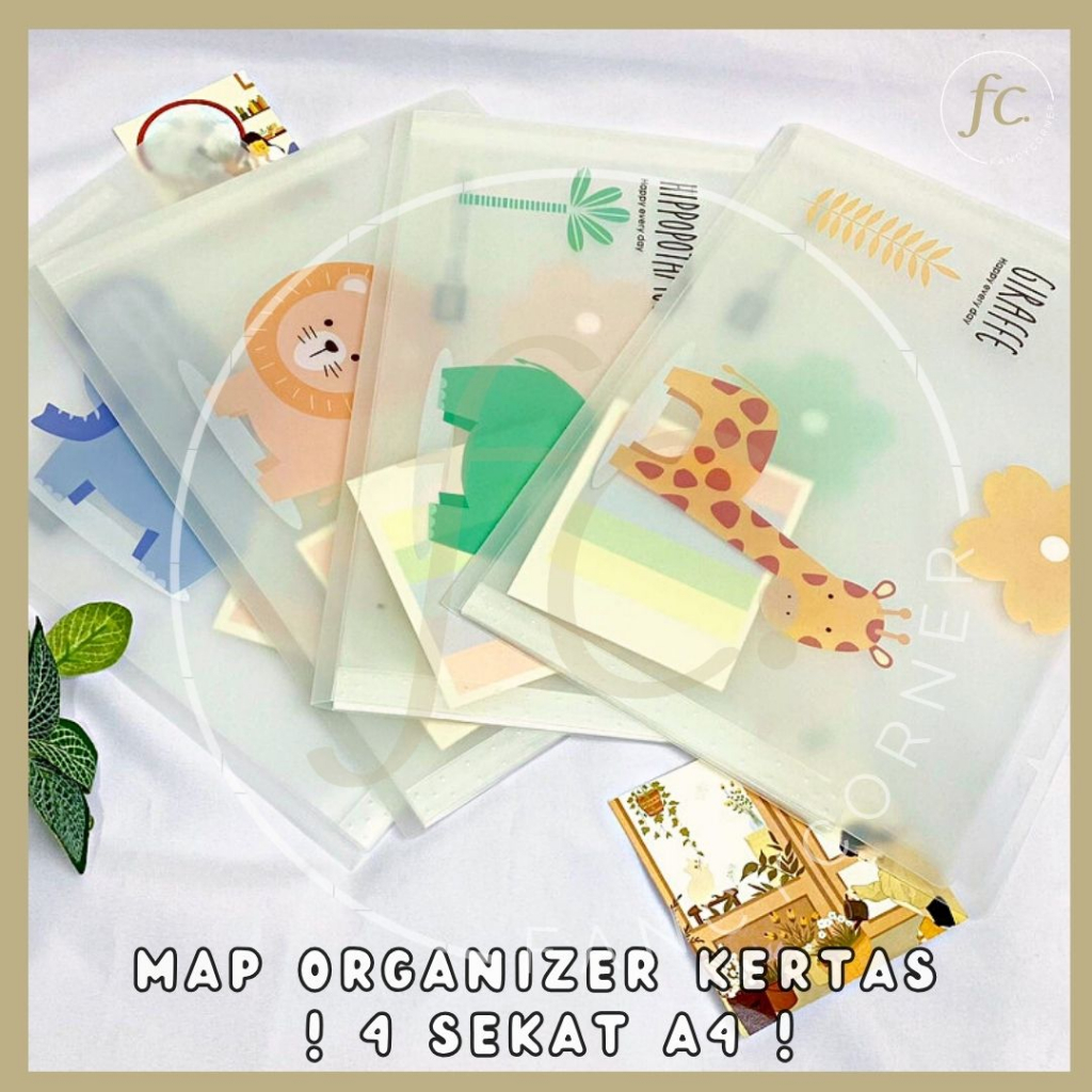 Jual Map PVC Tempat Penyimpanan Clear Document Folder File Holder Case ...