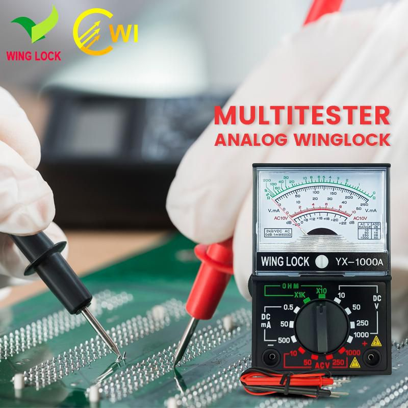 Jual Multitester Analog YX-1000A Wing Lock | Shopee Indonesia