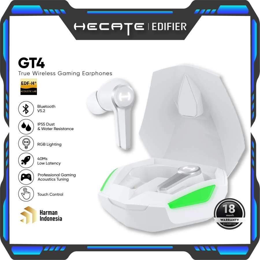 Jual EDIFIER TWS HECATE GT4 E-sport True Wireless Bluetooth Gaming ...