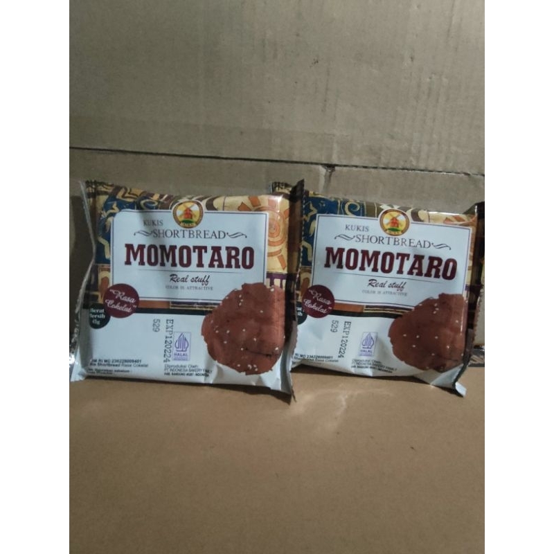 Jual momotaro kukis shortbread kukis rasa coklat bronis | Shopee Indonesia