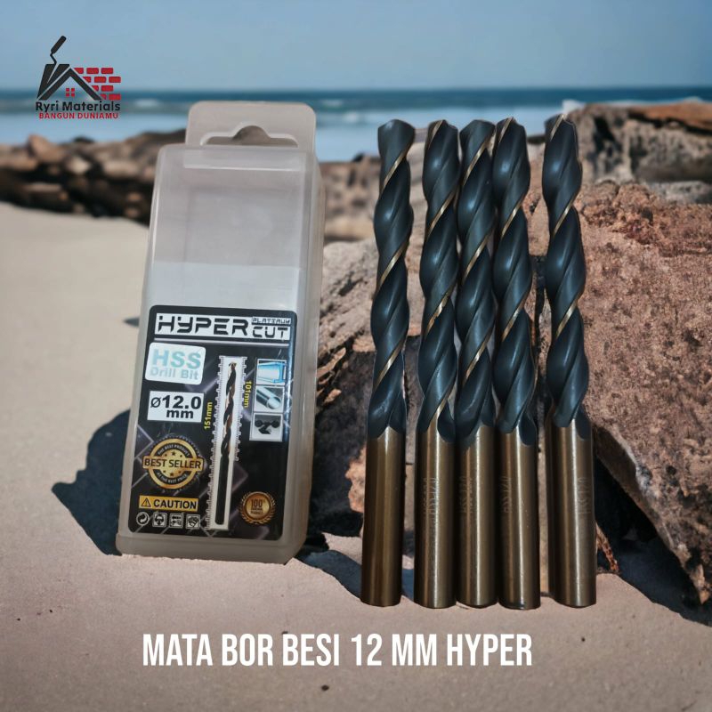Jual Mata bor besi basic 12 mm hyper / Mata bor besi hyper / mata bor ...