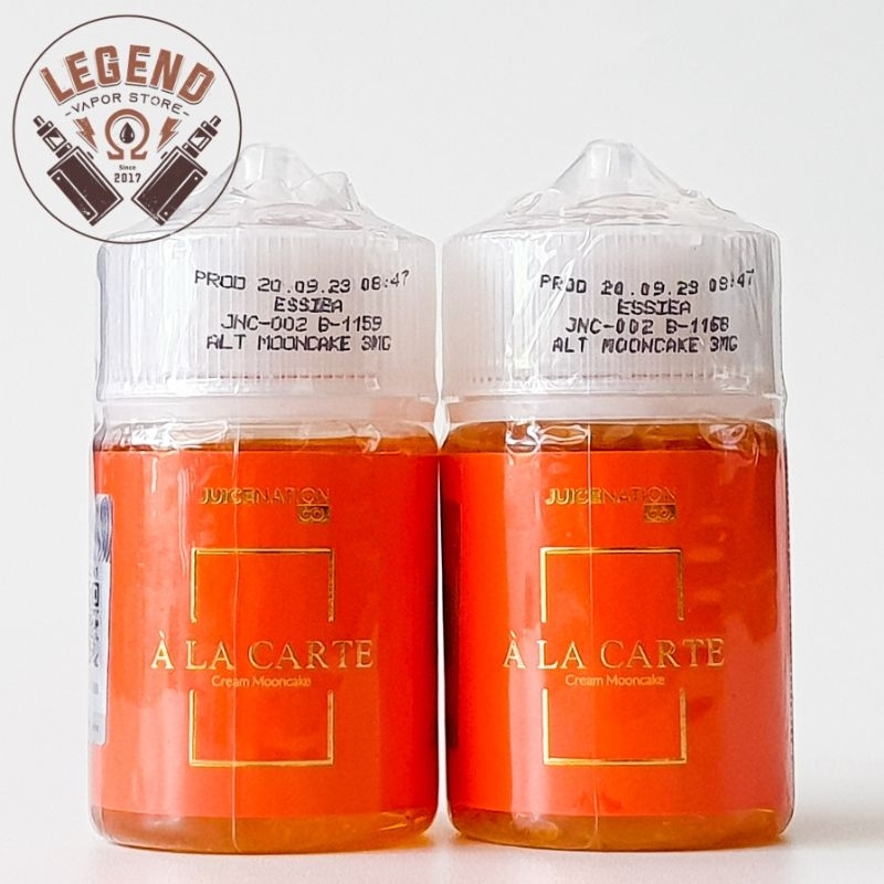 Jual FREEBASE - LIQUID ALA CARTE Cream Mooncake 60ML 3MG 6MG AUTHENTIC ...