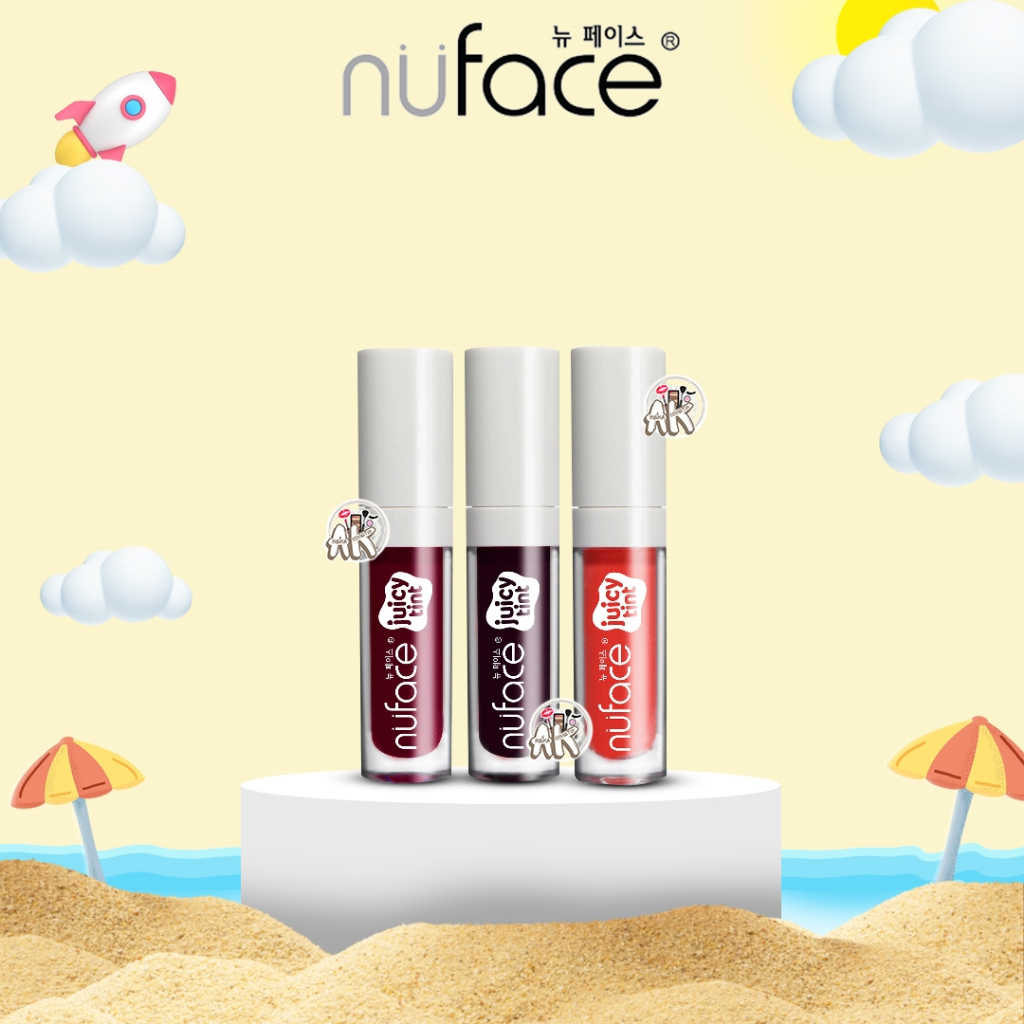 Jual NUFACE JUICY LIP TINT 3.5G ( GRAPE / PEACH / STRAWBERRY ) | Shopee ...