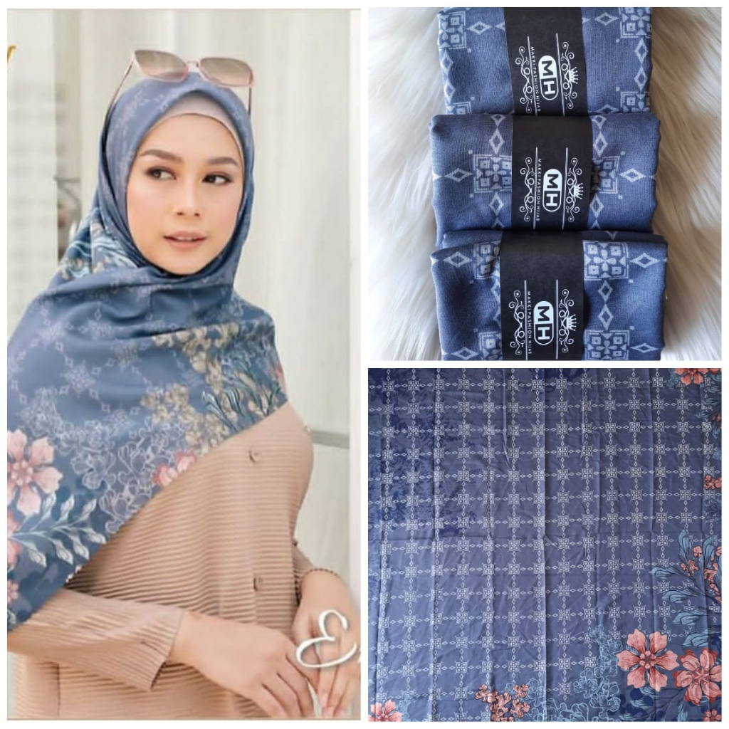Jual Hijab Segi Empat Voal Premium Motif Laser Cut / Jilbab Motif | Shopee Indonesia