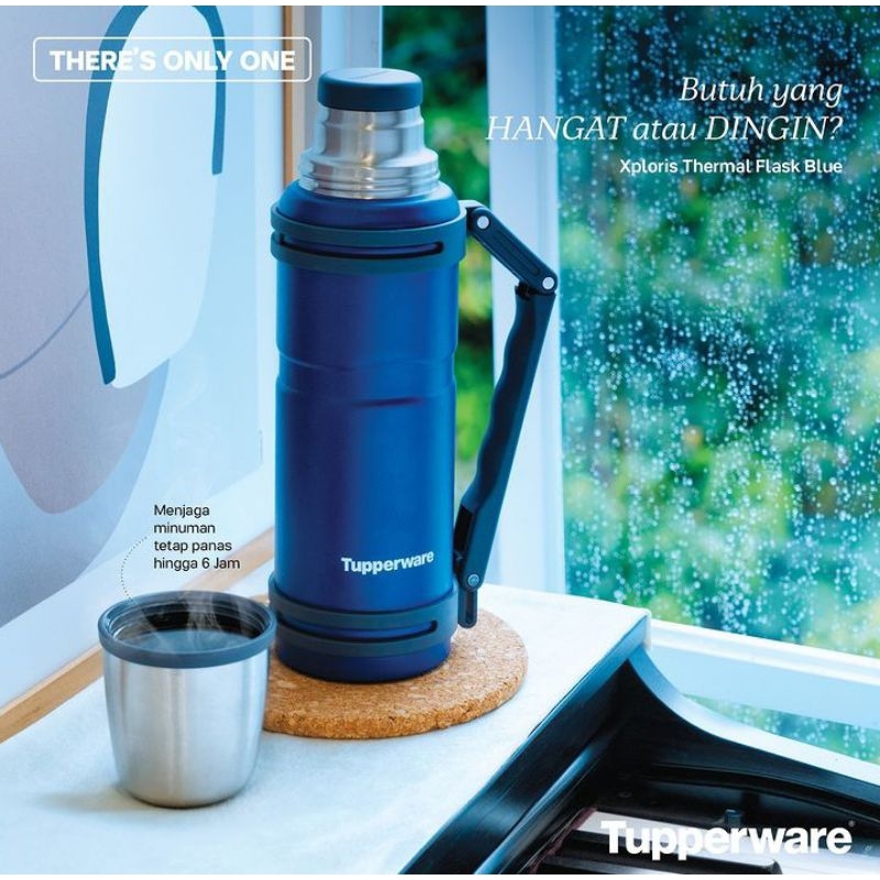 Jual Xploris thermal flask tupperware / termos panas & dingin / termos ...