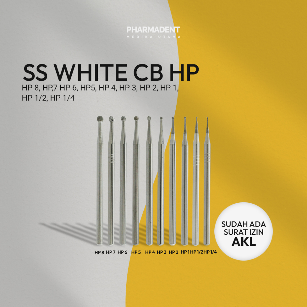 Jual Dental bur WHITE SS Dental RESMI AKL | Shopee Indonesia
