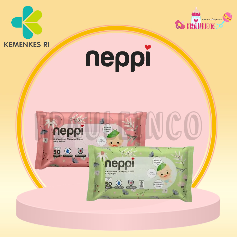 Jual *Frauleinco* NEPPI Antibacterial Changing Diaper Tissue Basah 50s ...
