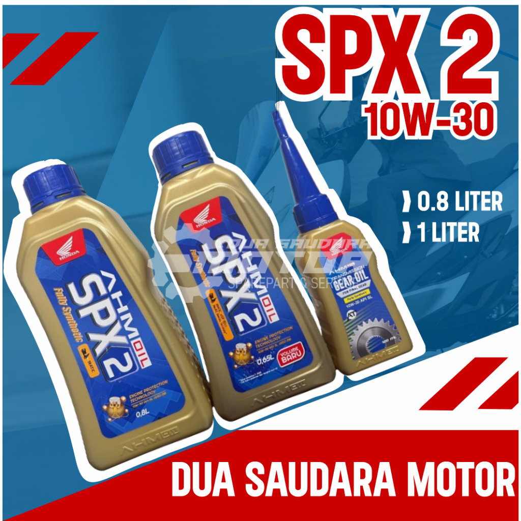 Jual OLI MESIN AHM SPX 2 10W-30 FULLY SYNTHETIC | Shopee Indonesia