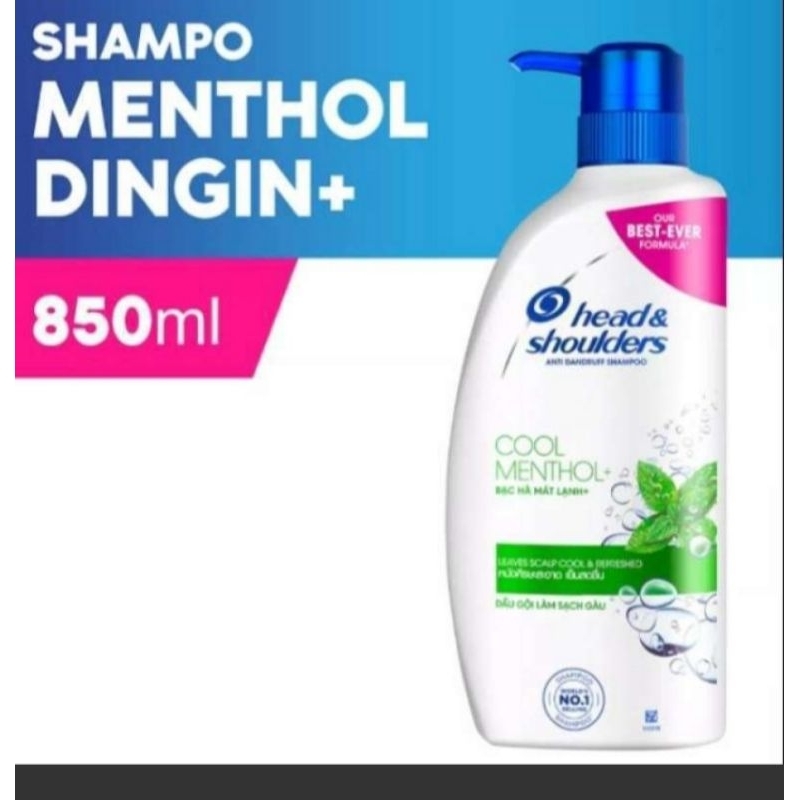 Jual Head and shoulders cool menthol 850ml exp 09 /10/2026 | Shopee ...