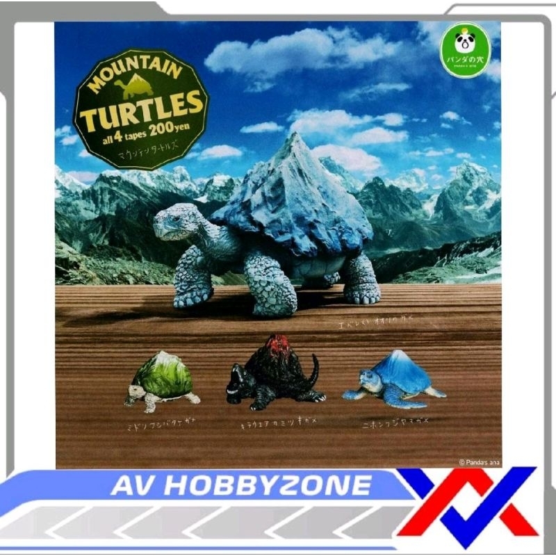 Jual Gachapon Mountain Turtles All 4 Set Type Takara Tomy Arts | Shopee ...