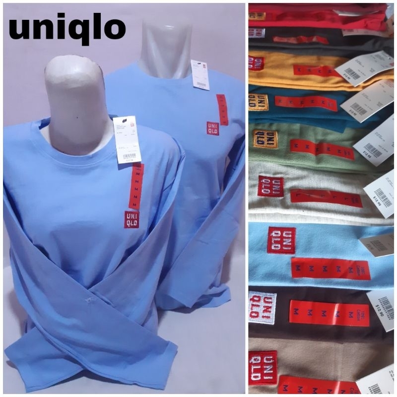 Jual kaos UNIQLO lengan panjang | Shopee Indonesia
