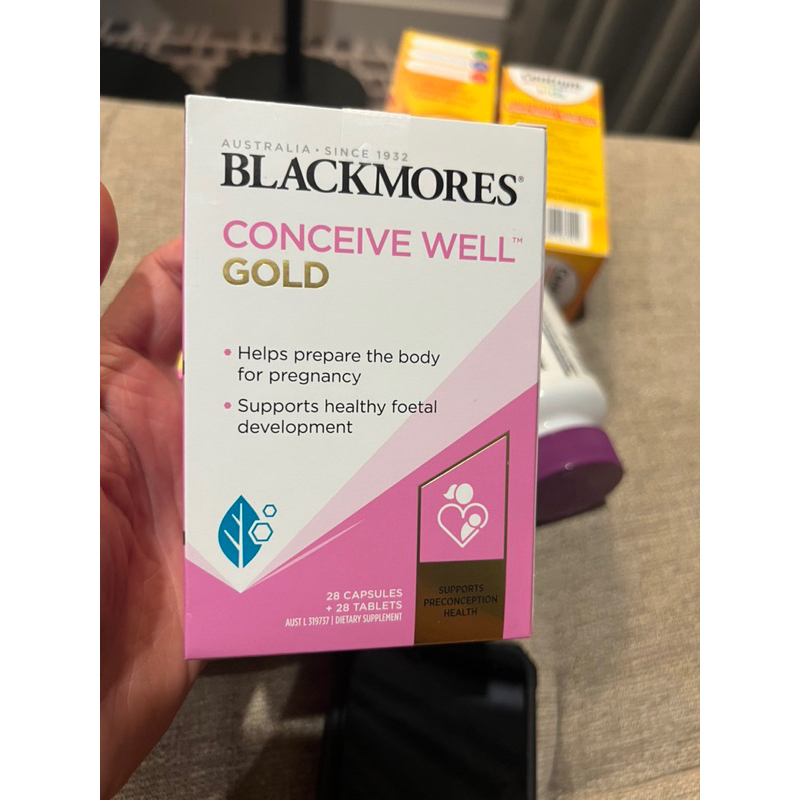 Jual Blackmores Conceive Well Gold 28 Capsules + 28 Tablets ORIGINAL ...