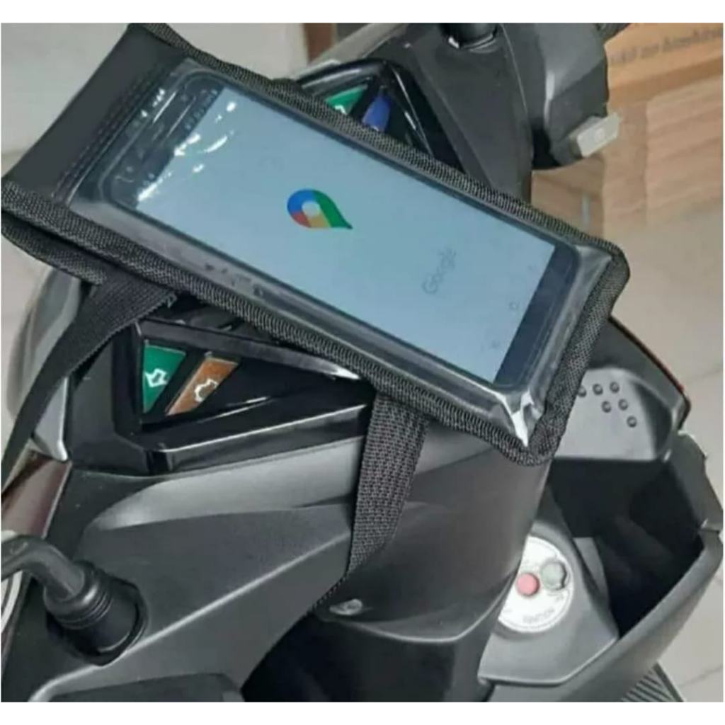Jual Holder Hp Motor Full Mika Side Bag Waterproof Tas Ojol Grab Gojek Anti Air Multifungsi ...