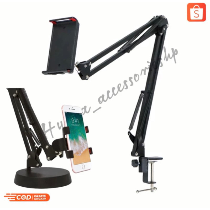 Jual Stand HP Meja Fahrenheit Putar 360 Derajat / Holder Handphone ...