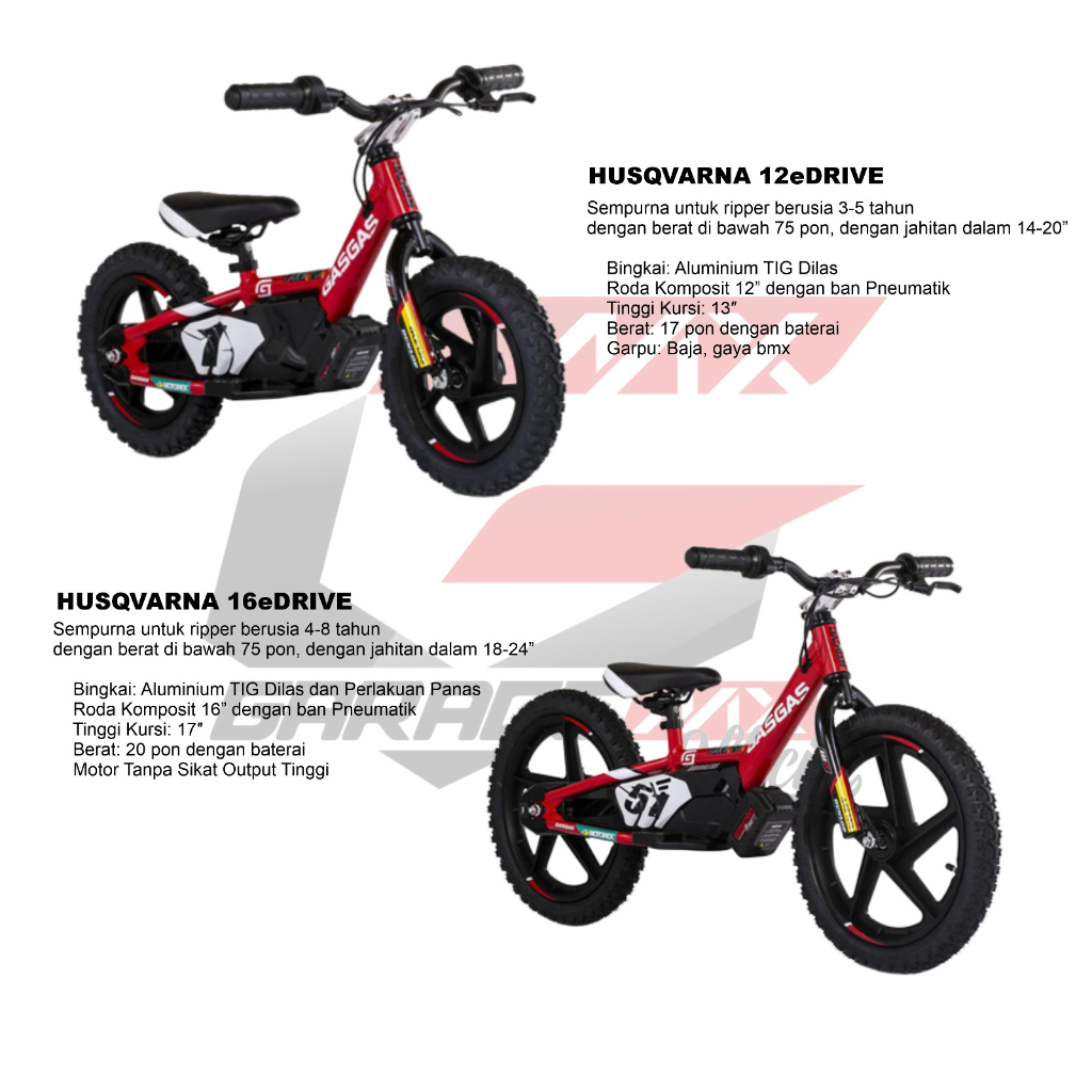 Jual SEPEDA LISTRIK ANAK GASGAS 12/16 EDRIVE | Shopee Indonesia