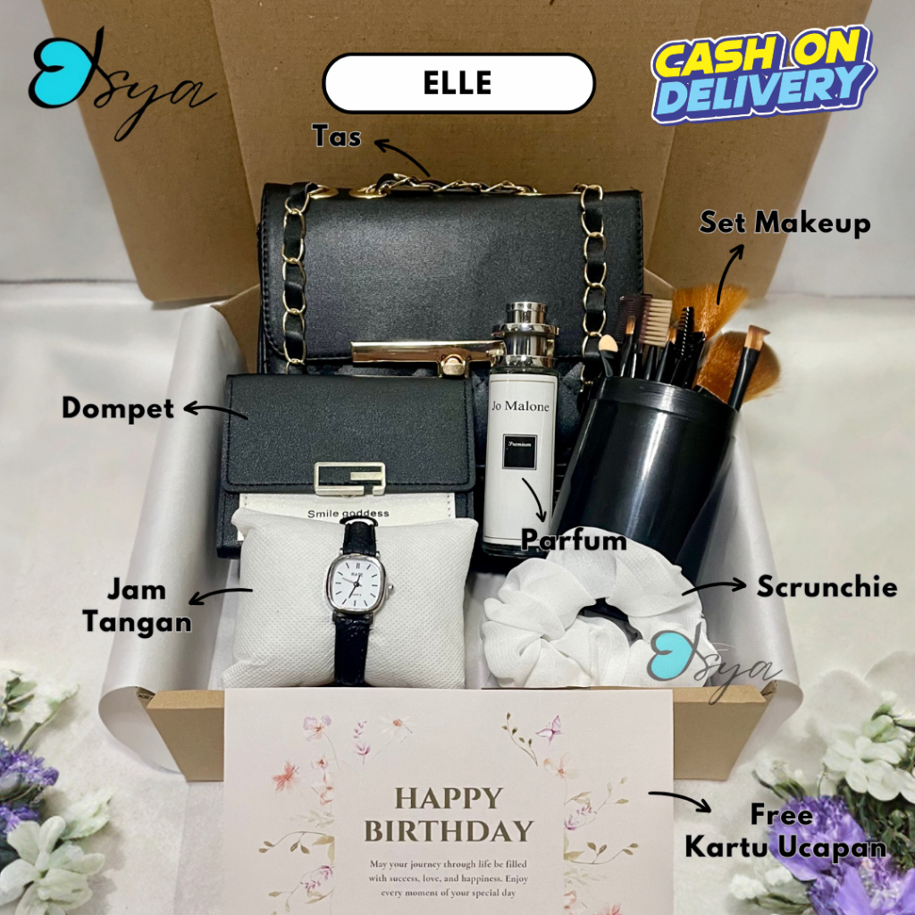 Jual ELSYA Kado Hadiah Ulang Tahun Cewek Gift Box Hampers Perempuan Boneka Wanita Hari Raya ...