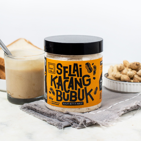 Jual Lean Lab Selai Kacang Bubuk 250gr Peanut Butter Powder (Vegan ...