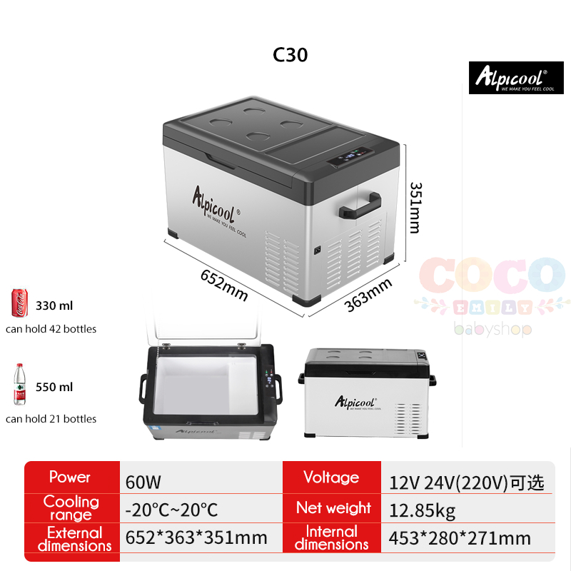 Jual ALPICOOL 2022 New C Series Car Home Refrigerator C9-C75 Kulkas Ready | Shopee Indonesia
