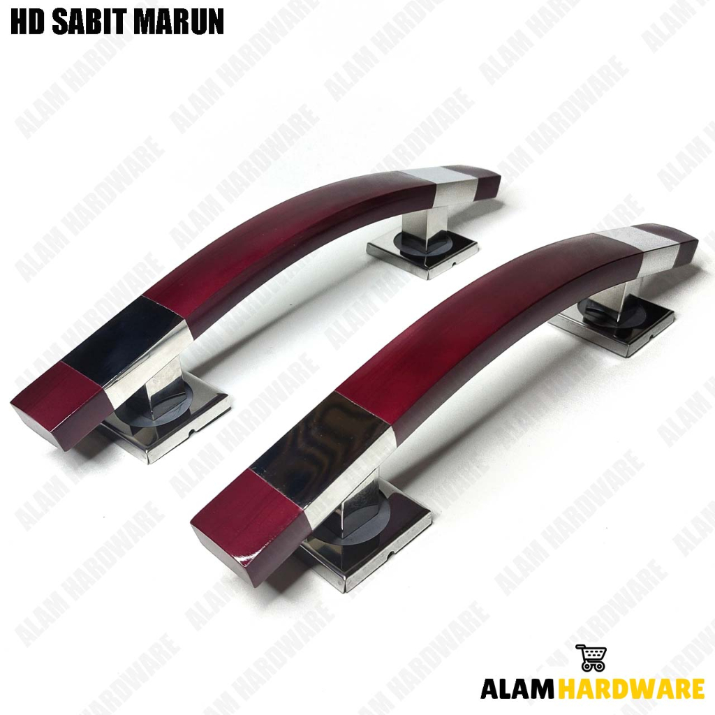 Jual ALAM HARDWARE Paket 1 Pasang Gagang Pintu Type Sabit Dan 1 Set ...