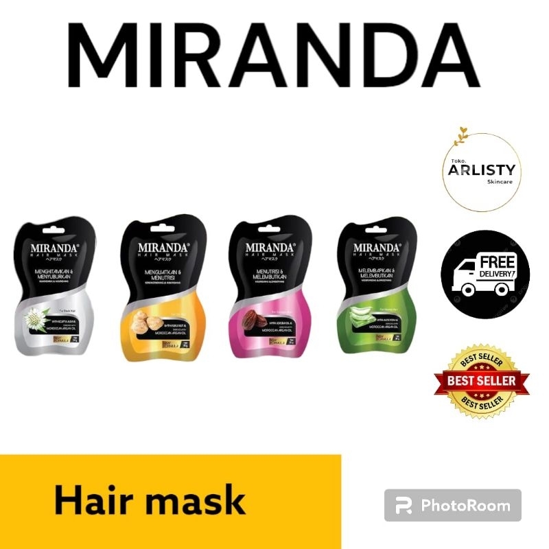 Jual miranda hair mask miranda hair creambath hair mask anti rontoh ...