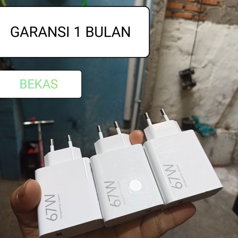 Jual Adaptor Carger xmi 67W Copotan Bawaan Hp Turbo max 67W | Shopee ...