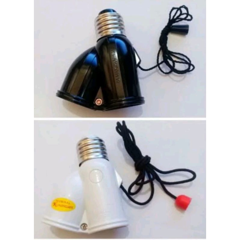 Jual FITTING GANTUNG SAKLAR TARIK 2 LAMPU / FITING GANTUNG ELEKTRONIK ...