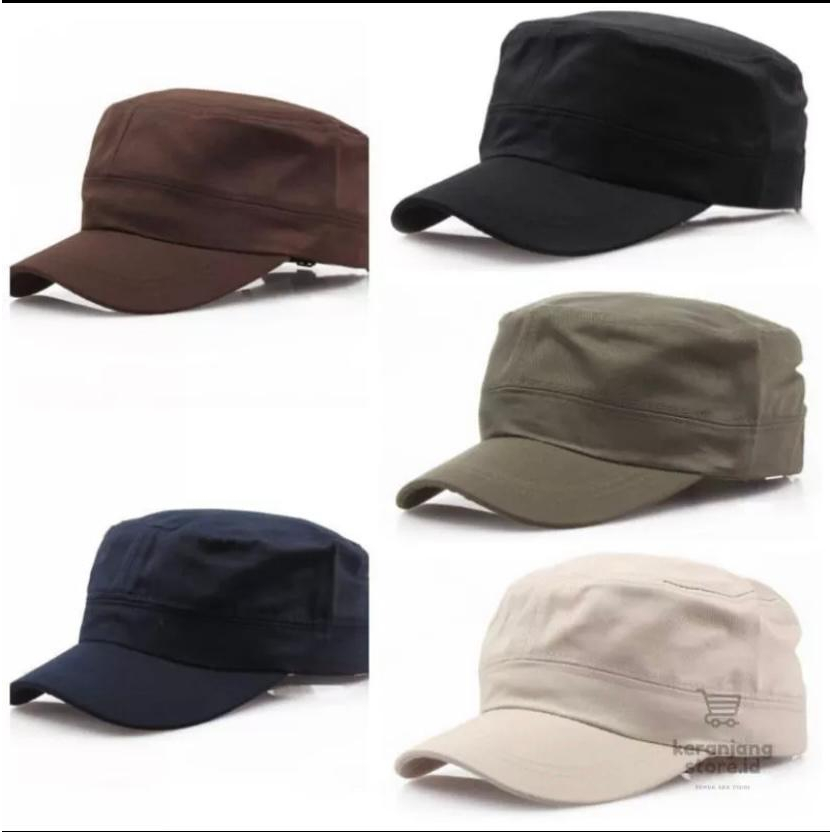 Jual Topi Pria Komando Army Tentara Polos Murah | Shopee Indonesia