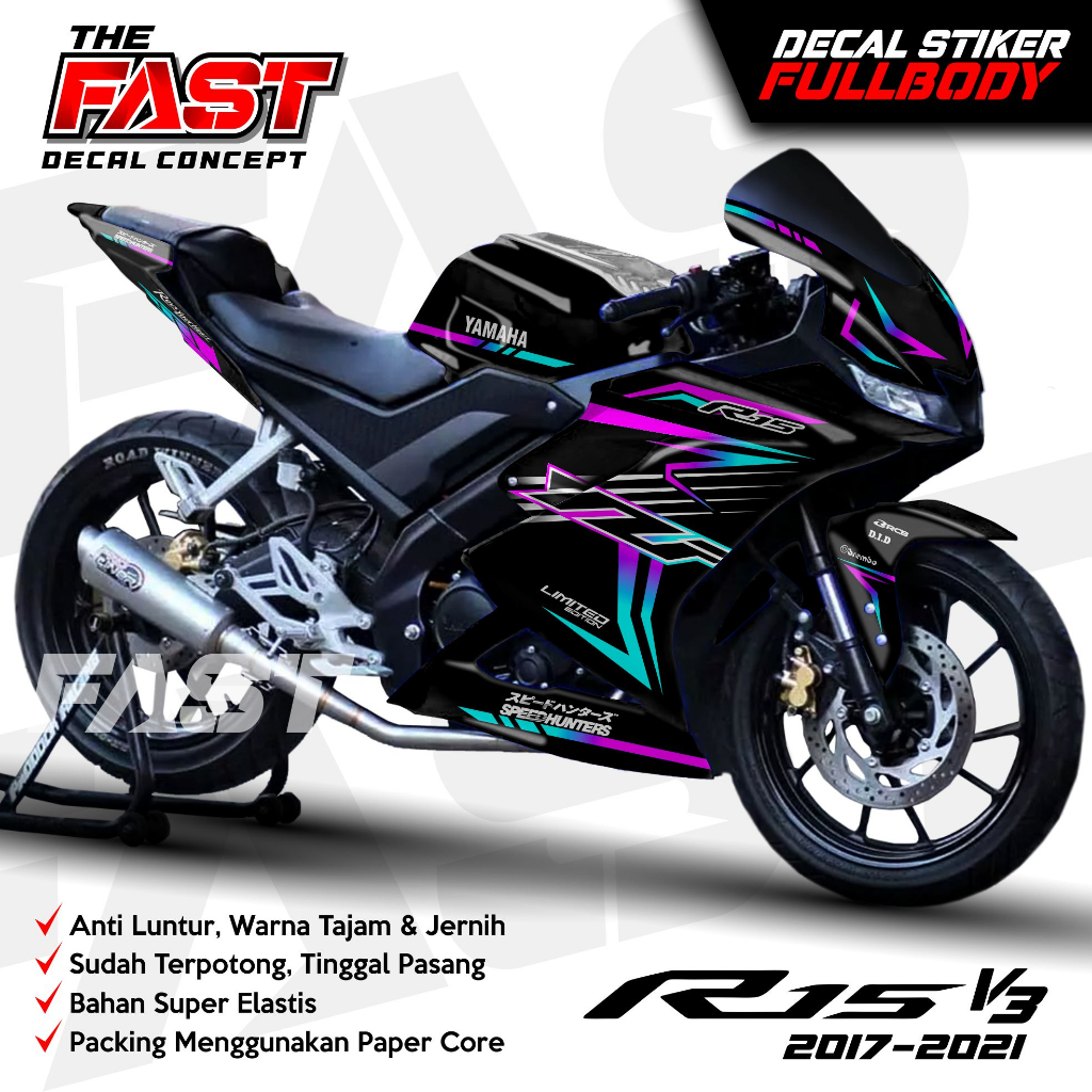 Jual TERBARU COD STIKER Decal R15 V3 MATRIX GRAFIS Full Body Keren ...