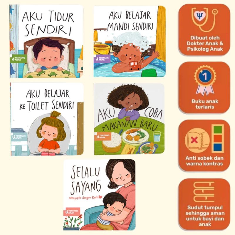 Jual Board Book Tentang Anak Seri Aku Belajar | Buku Cerita Anak ...