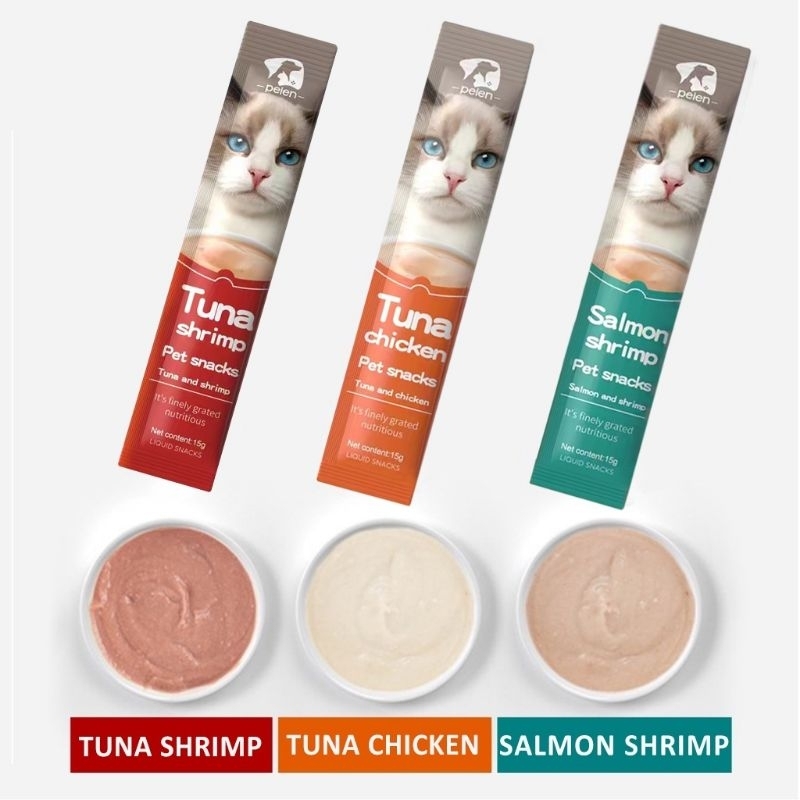 Jual PEIEN Creamy Snack Treat Strip 15 gr Peien Snack Creamy Kucing 15 ...