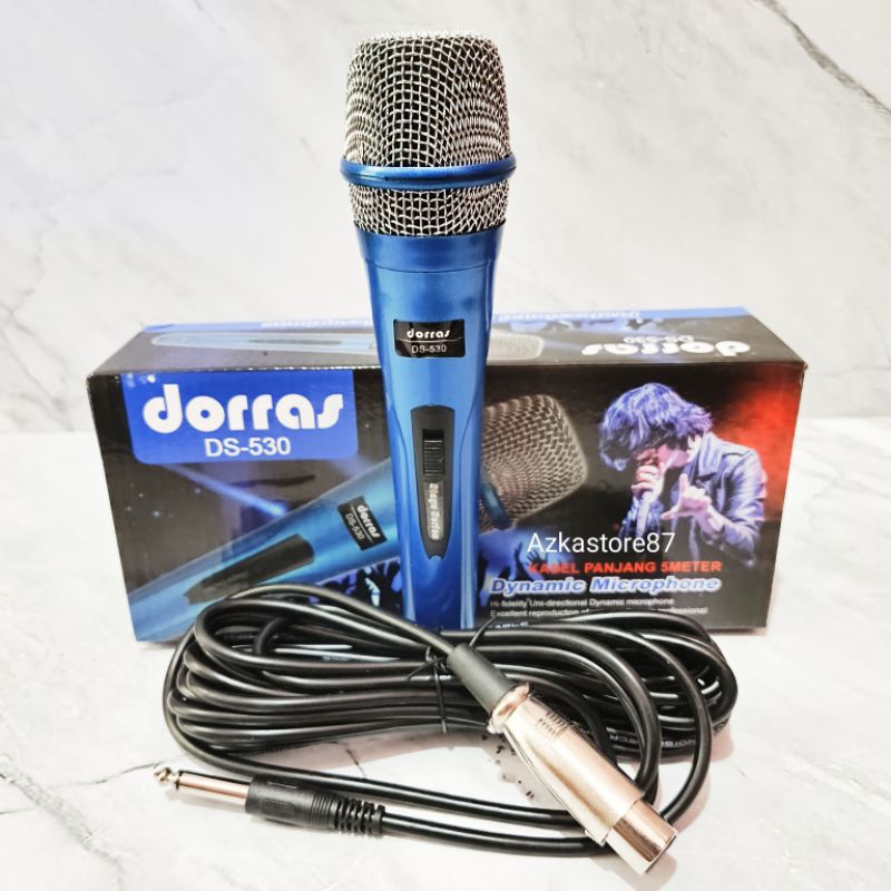 Jual microphone dorras 530 mic kabel panjang 5 meter mic karaoke ...