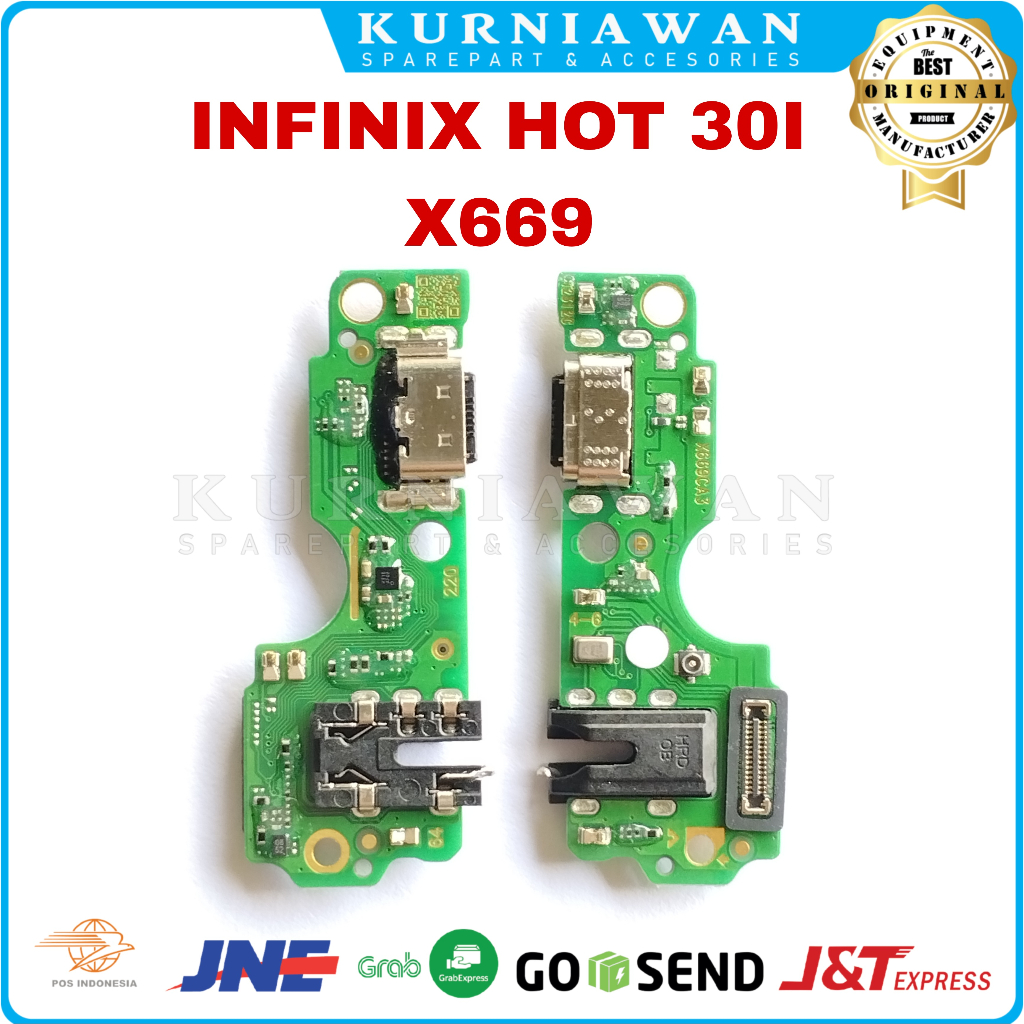 Jual Konektor Charger Infinix Hot 30i X669 Pcb Board Usb Papan Con Cas ...