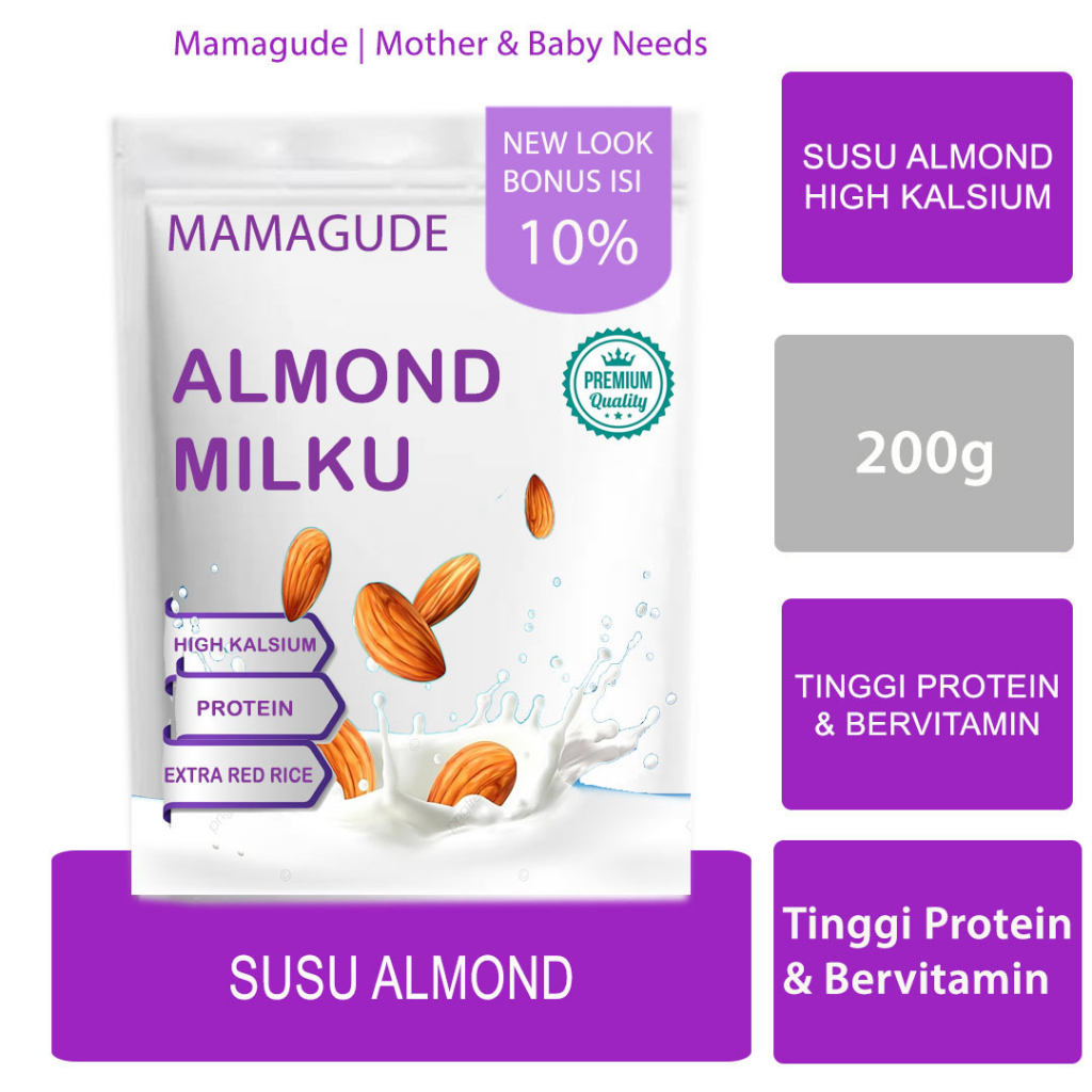 Jual Susu Almond Low Fat Almond Milk Rendah Lemak Untuk Diet Susu Diet ...