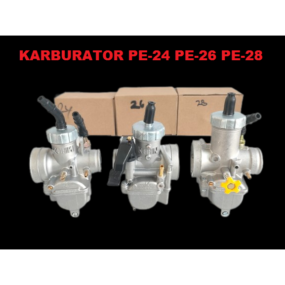 Jual KARBU PE 24 26 28 30 KEIHIN IMPORT KARBURATOR MUDAH SETTING RX KING SUPRA GL TIGER MEGAPRO ...