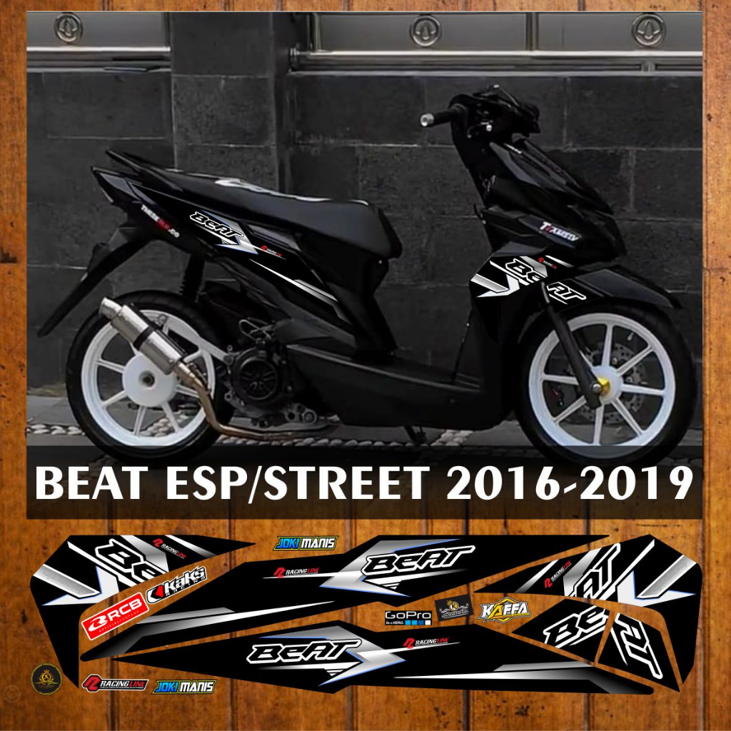 Jual Stiker Variasi Beat Esp/Street New Fi Striping Custom Decal List ...