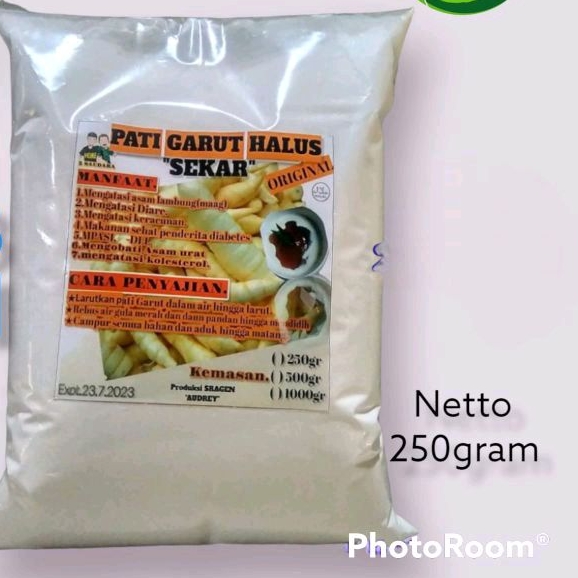 Jual BELI 3 GRATIS 1 TEPUNG PATI GARUT ASLI 250 GRAM | TEPUNG GARUT ...