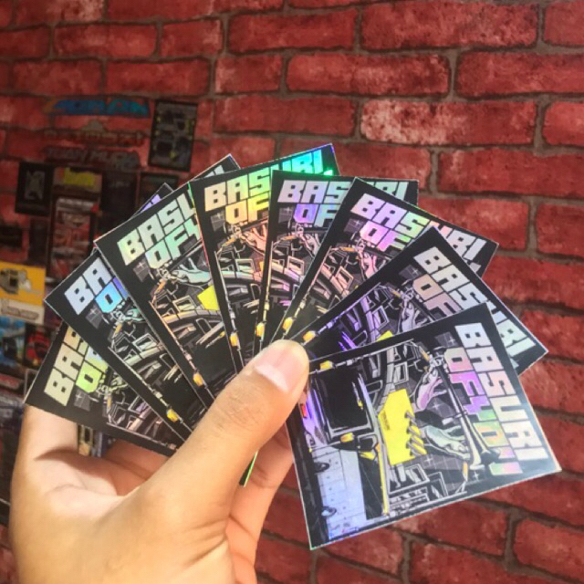 Jual Stiker Bus Basuri Of You Hologram Cutting Lasser | Shopee Indonesia
