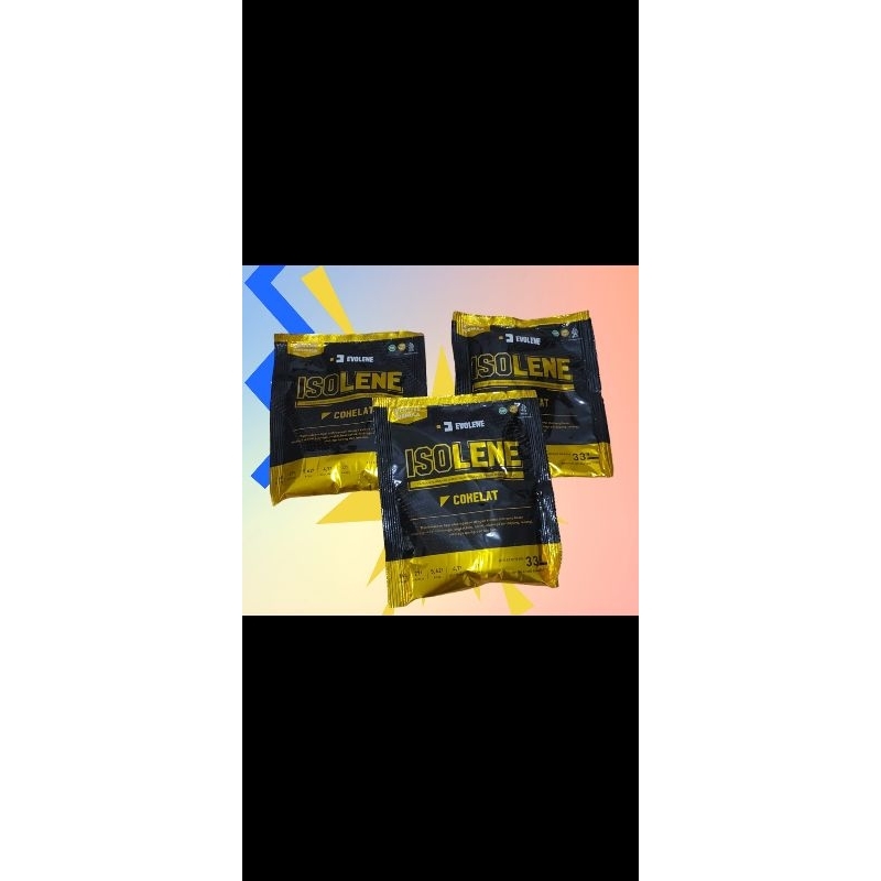 Jual eceran evolene isolene sachet 1 serving whey protein isolate ...